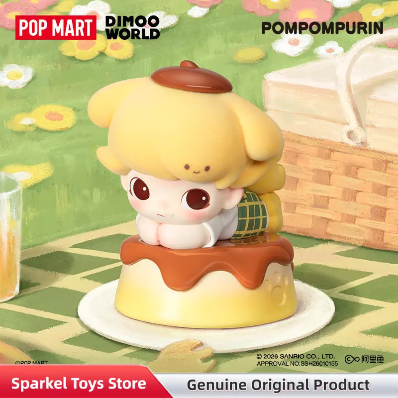 POPMART Dimoo World X Pompompurin Figura Coleccionable de Dibujos ...
