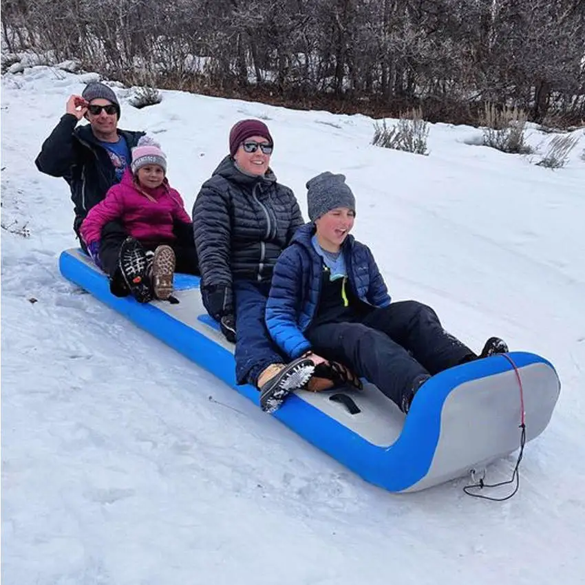 Outdoor Sports Water Air Slide Sledge Pulling Inflatable Kids Snow Sled ...