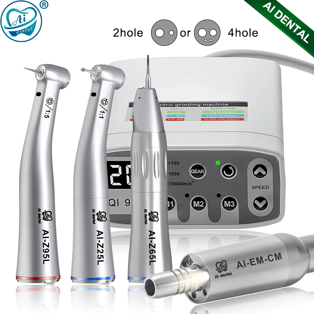 AI-EM-CM Torque 3.4 Ncm Dental Electric Micromotor Portable System Kit ...