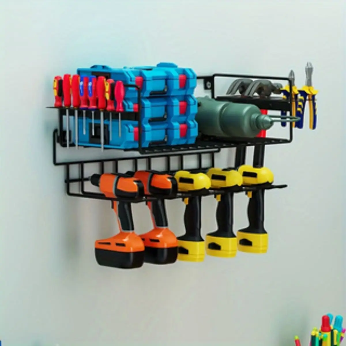 Handheld-power-tool-storage-rack-Screwdriver-hand-drill-tool-storage ...
