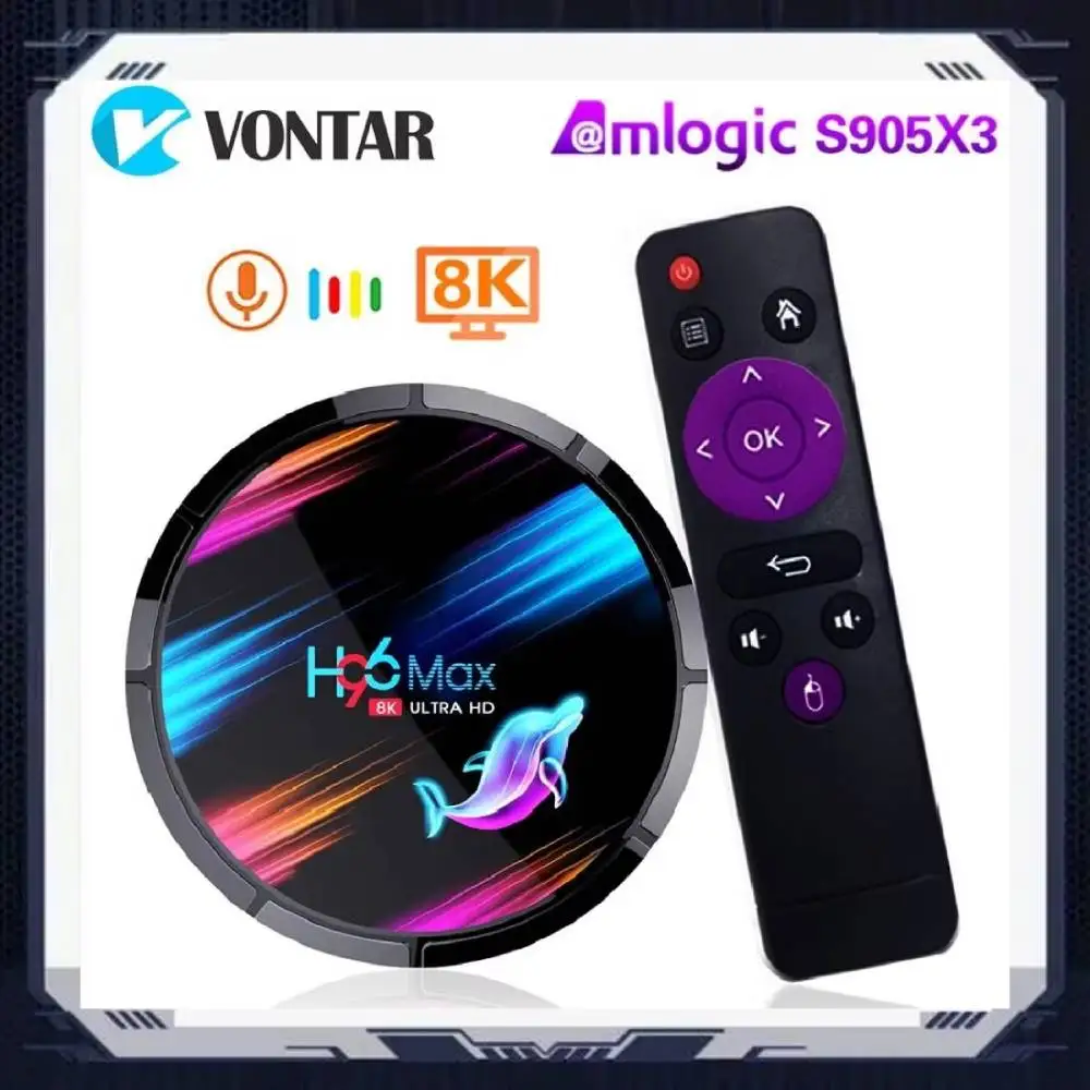 Mini Pc Android 9.0 TV Box Amlogic S905X3 - 4GB RAM 32GB Storage 8K ...