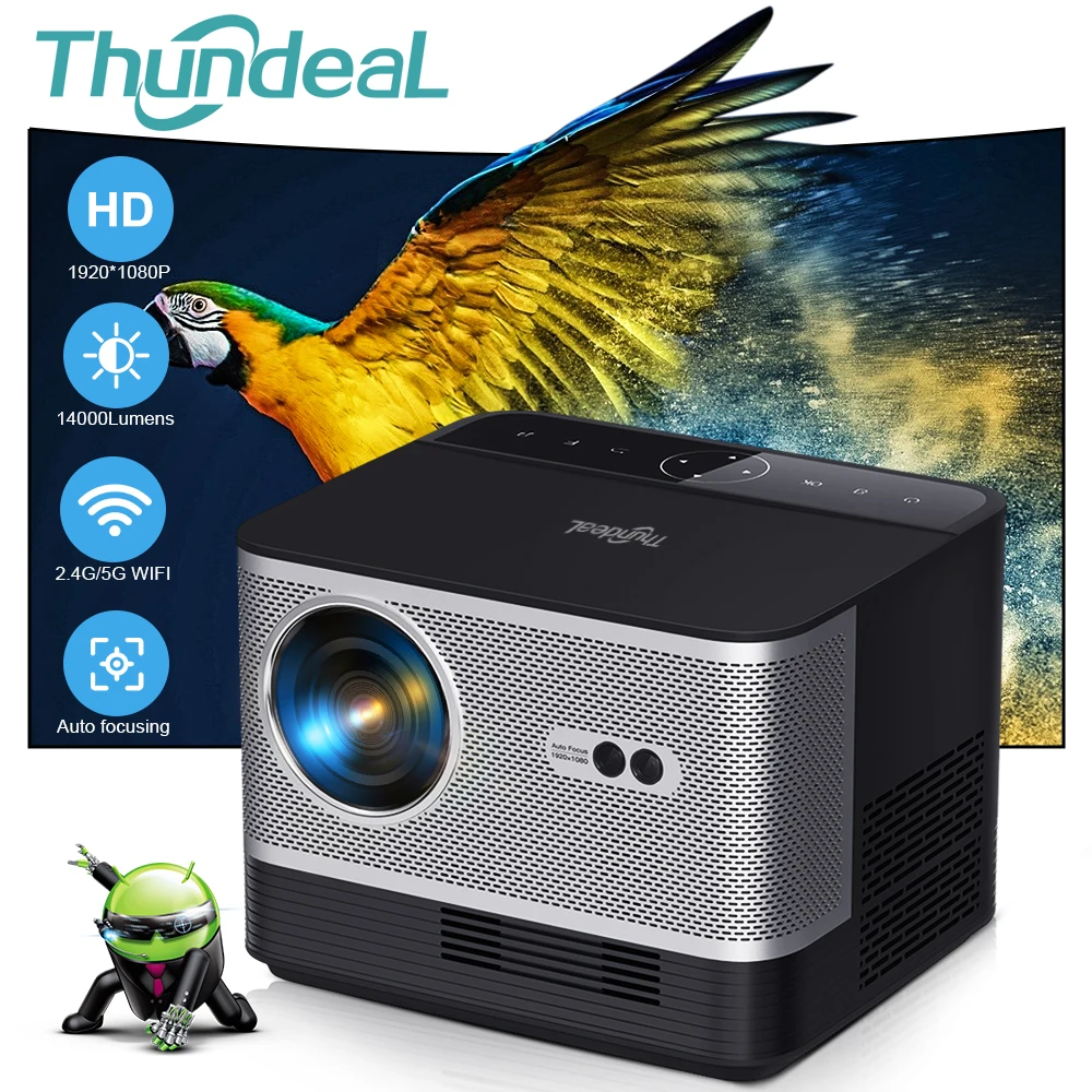 ThundeaL-TDA5-FHD-Portable-Projector-Full-HD-1080P-4K-WiFi-Android-Mini ...