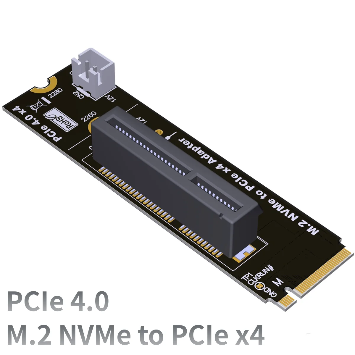 M.2 to PCI E X4 Riser Card M2 Key M to PCIe X4 Adapter Board Factory ...