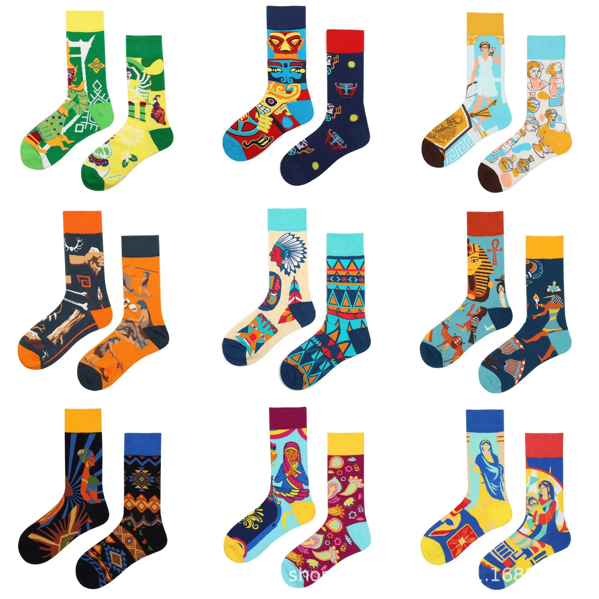 Hip-hop-AB-version-asymmetric-tide-socks-for-men-and-women-couples ...