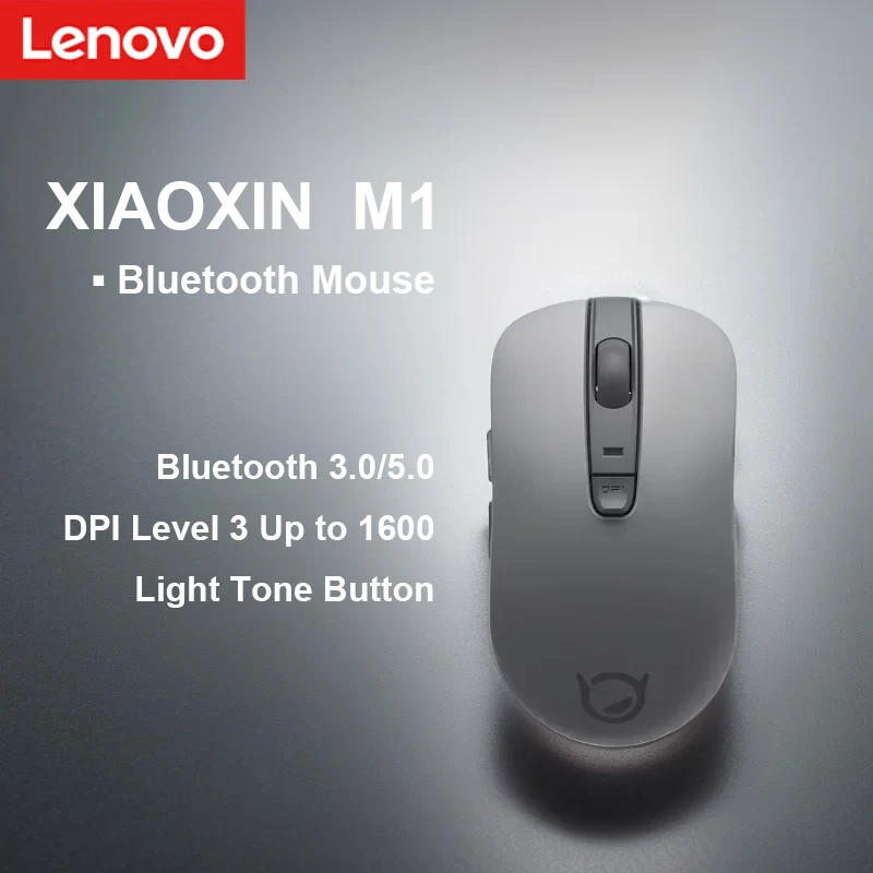 Lenovo-Xiaoxin-M1-Bluetooth-Wireless-Mouse-Light-Tone-3-speed-DPI ...