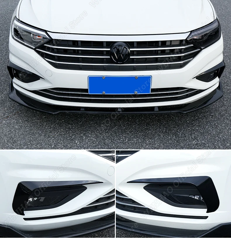 Gloss Black Bumper Trim Gloss Black Front Bumper Vent Splitter – Fog ...