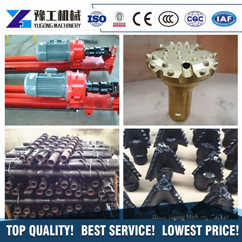 Auger Drilling Rig Hydraulic Water Well Drilling Rig Water Well Rock ...