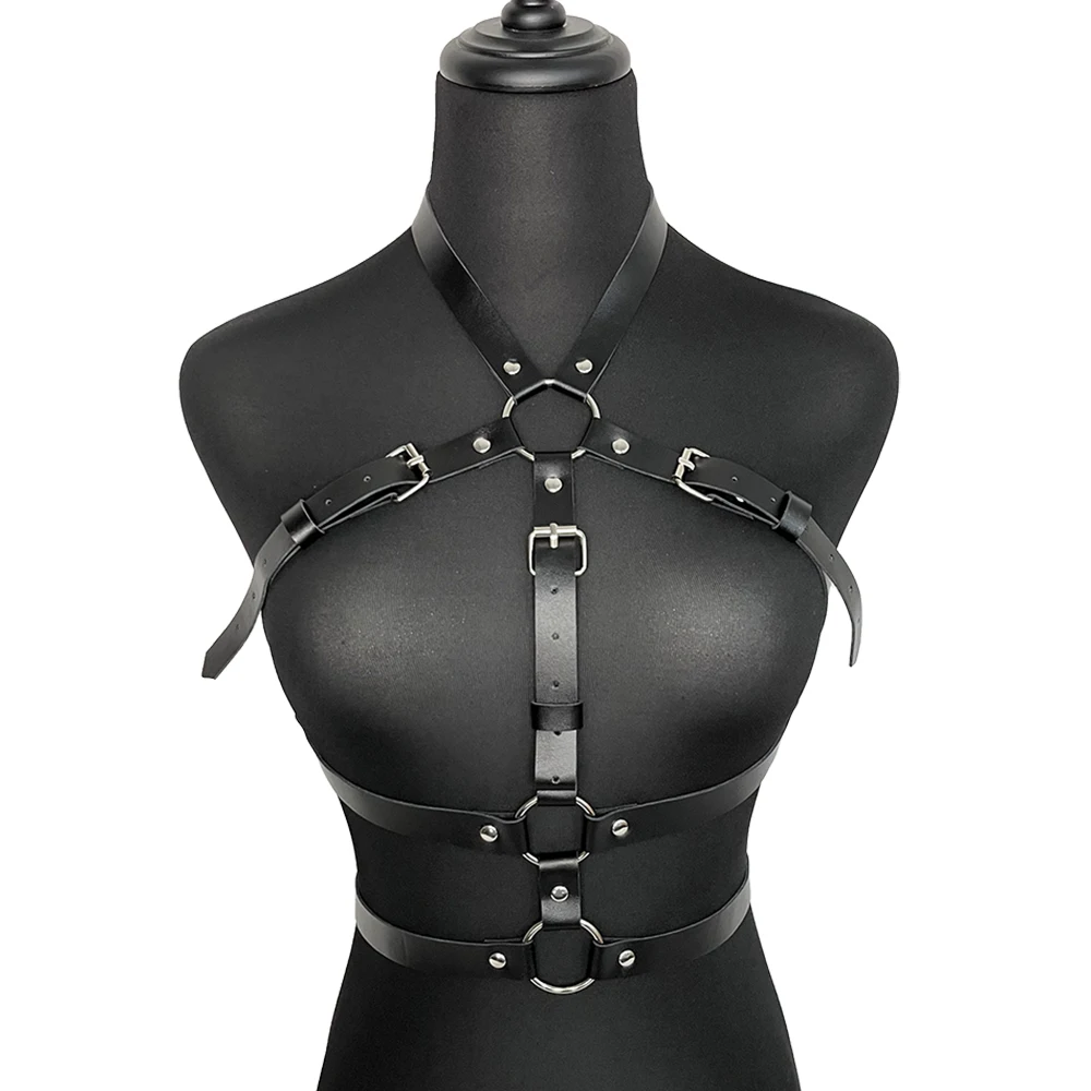Bondage Sexy Corset Chest Harness Bdsm Lingerie Erotic Leather Body Harness Suspenders for Women ...
