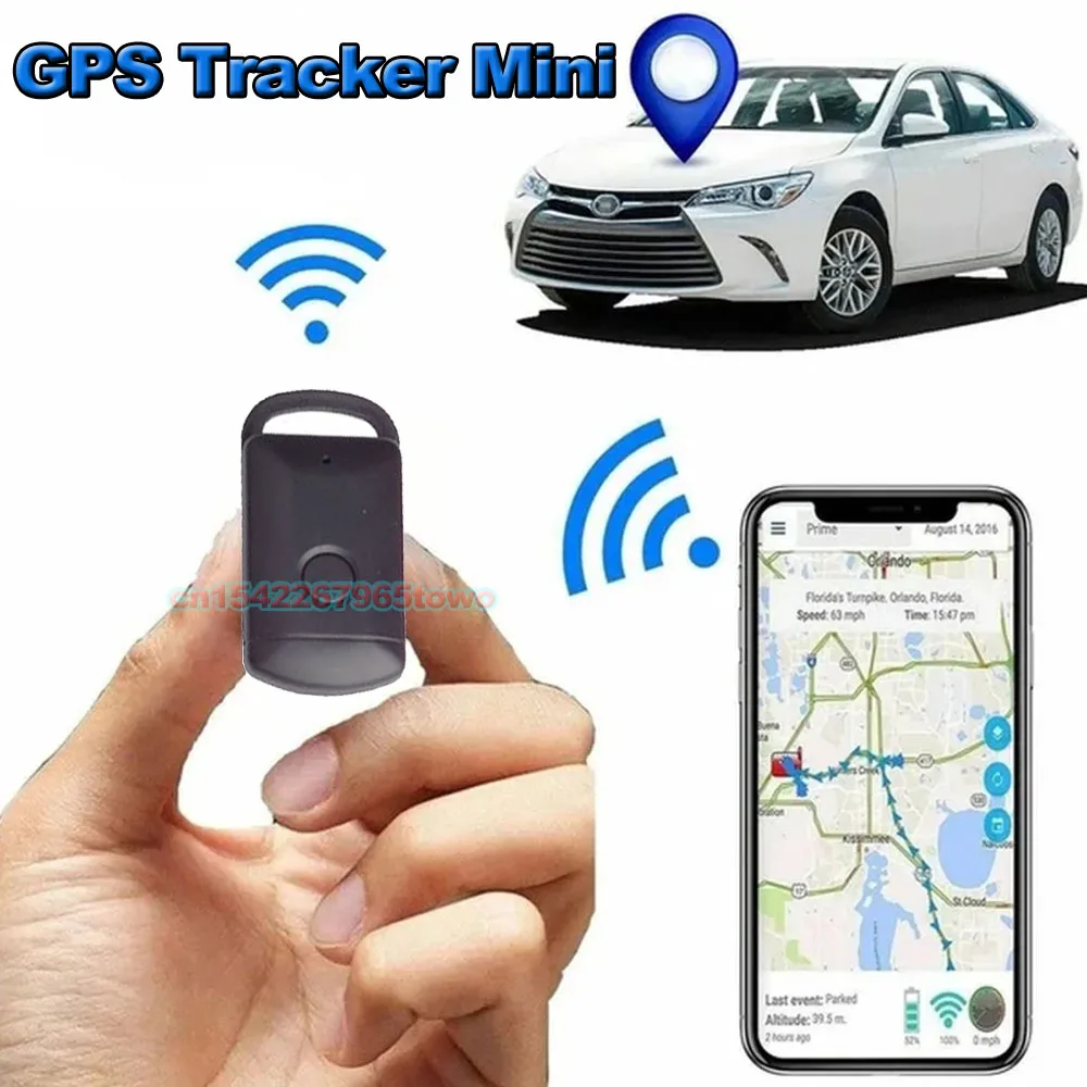 Mini GPS Tracker for Kid Dog Pets Key Finder Bluetooth Anti-lost Alarm ...