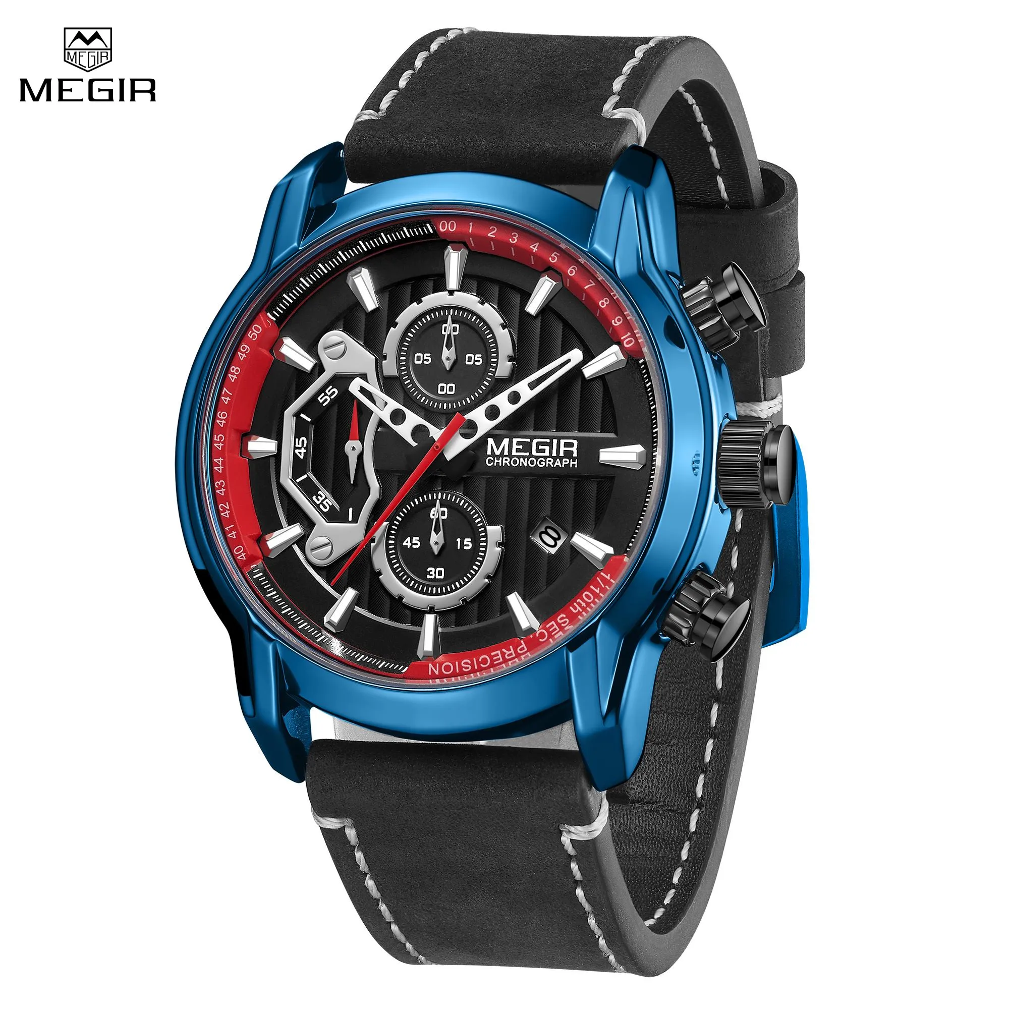 MEGIR-Fashion-Men-s-Sports-Watches-Chronograph-Luxury-Quartz-Clock ...
