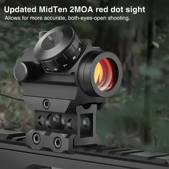 2MOA Red Dot Sight 1x20mm Reflex Sight Waterproof & Shockproof & Fog ...