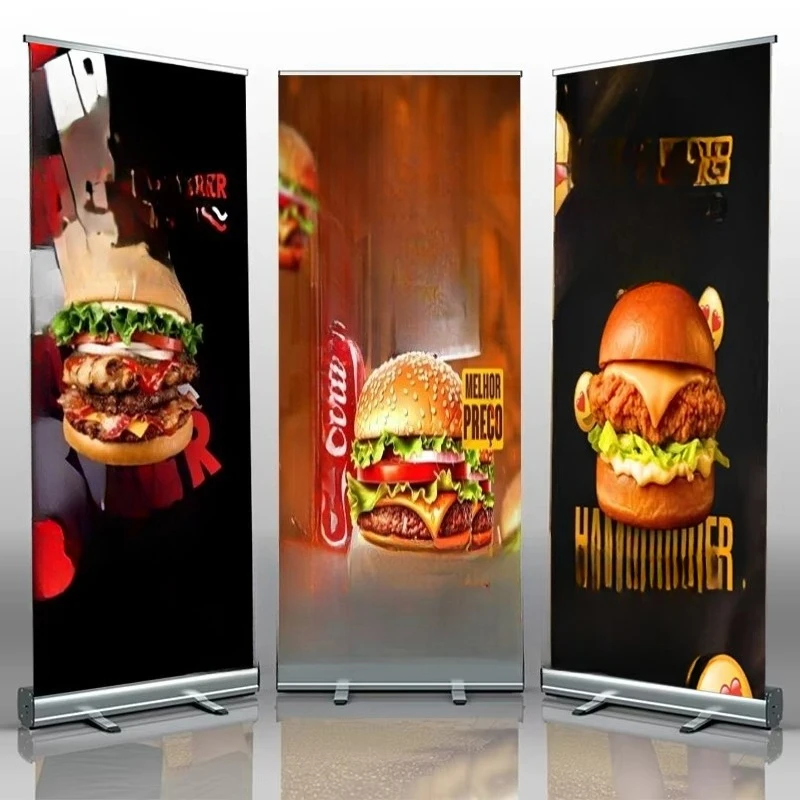 Roll-up Stand Display Roll-up Advertising Banner Stand Pull-up Banner ...