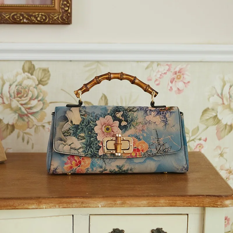 2025 New Vintage Printed Handmade Elegant Women Shoulder Bag Luxury ...