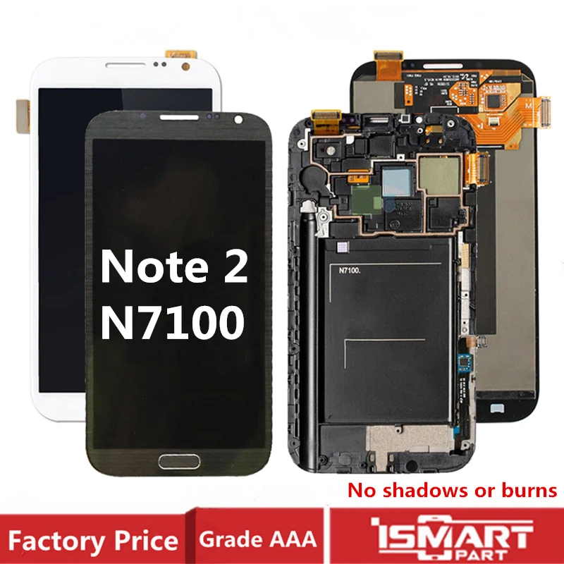 For Samsung Galaxy Note 2 II LCD Display Touch Screen Dizitizer ...