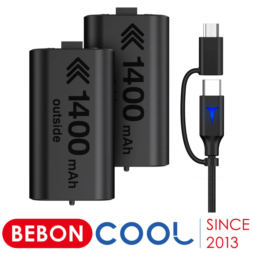 Kit de Baterias Recarregáveis para Xbox Series, 2x1400 mAh, Série S, X ...