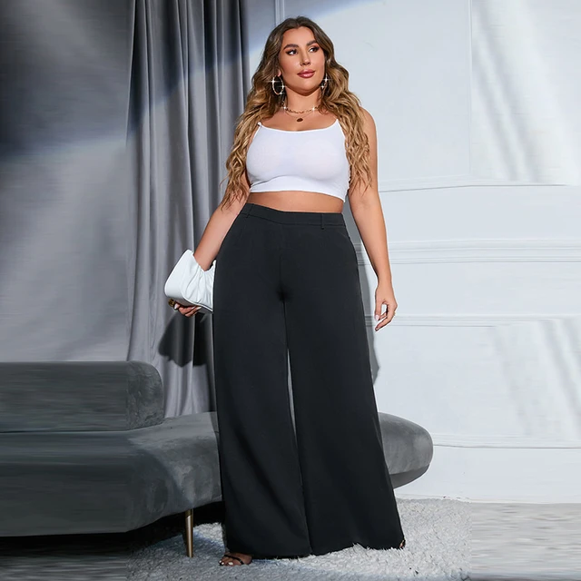 Capri Pants 2022 Plus Sizes High Waist