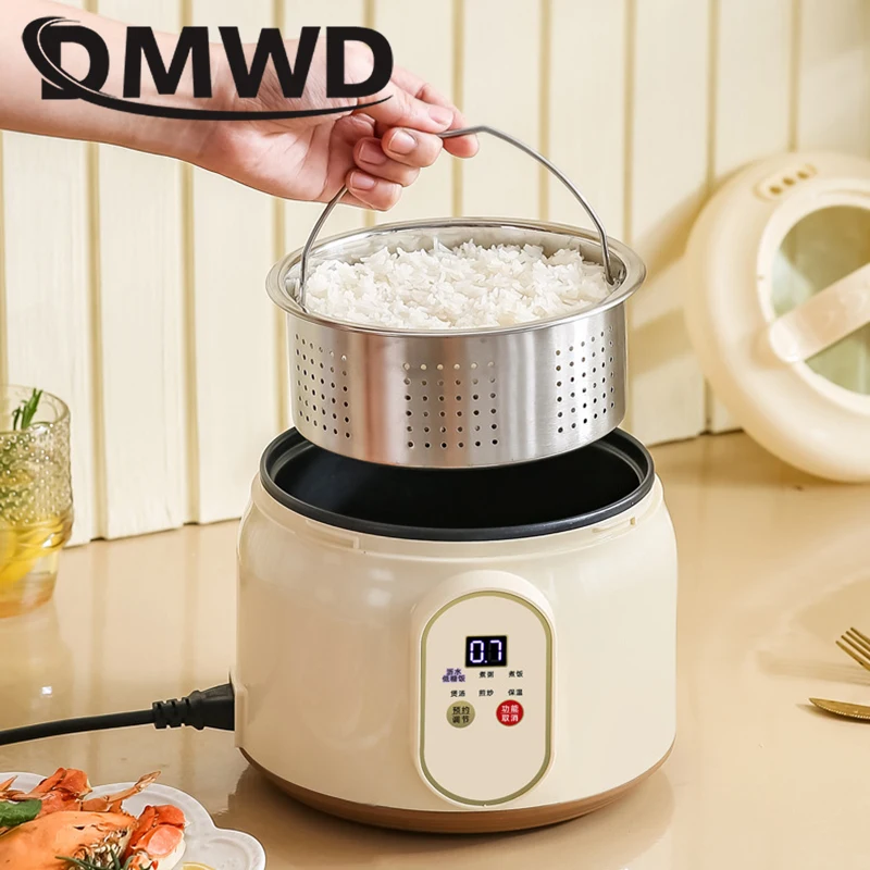 Low-Sugar-Electric-Rice-Cooker-Stainless-Steel-Food-Steamer-Meal-Warmer ...