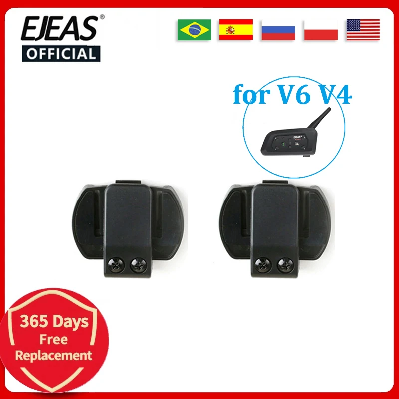 Motorcycle Helmet Headset Interphone | Ejeas V6 Pro Helmet Headset - 2 ...