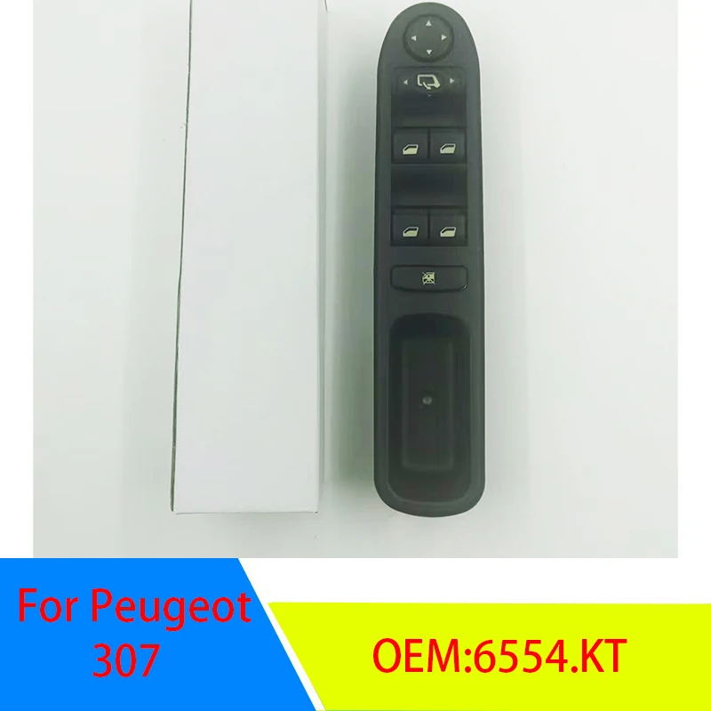 6554KT-LHD-Master-Electric-Power-Window-Control-Switch-For-Peugeot-307 ...