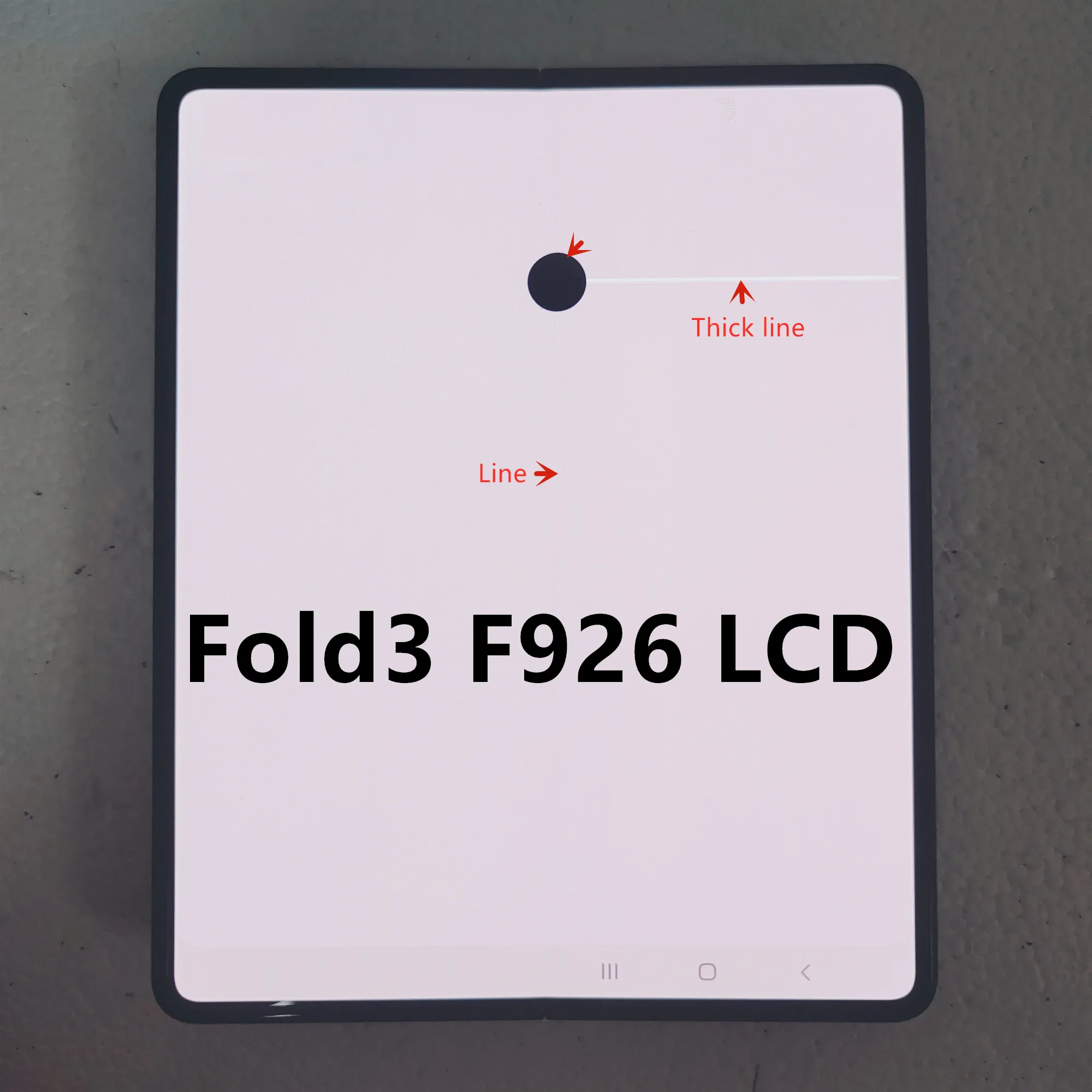 Defect-Inner-Screen-For-Samsung-Z-Fold3-F926-F926B-LCD-AMOLED-Z-Fold-3 ...