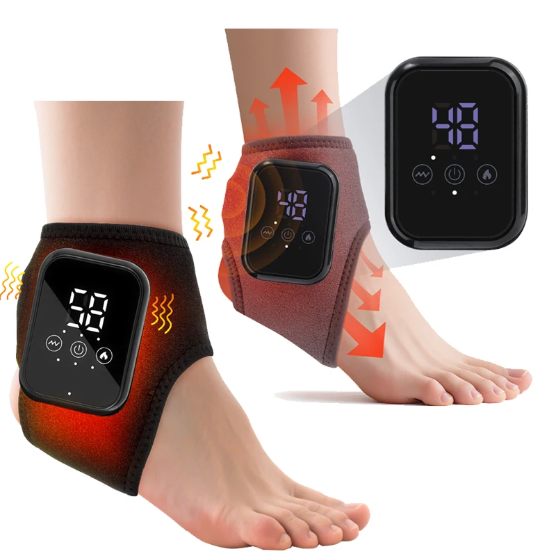 Foot Heat Massager Hot Compresses Vibration Massager Breathable ...