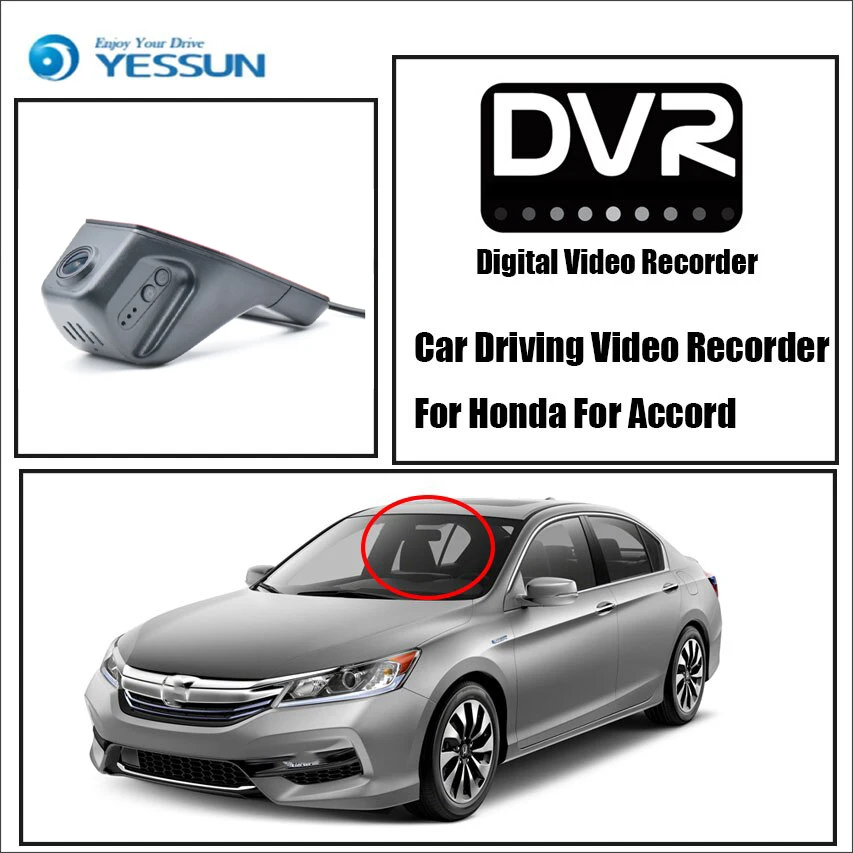 YESSUN Car DVR Driving Video Recorder for Honda Accord Front Dash ...