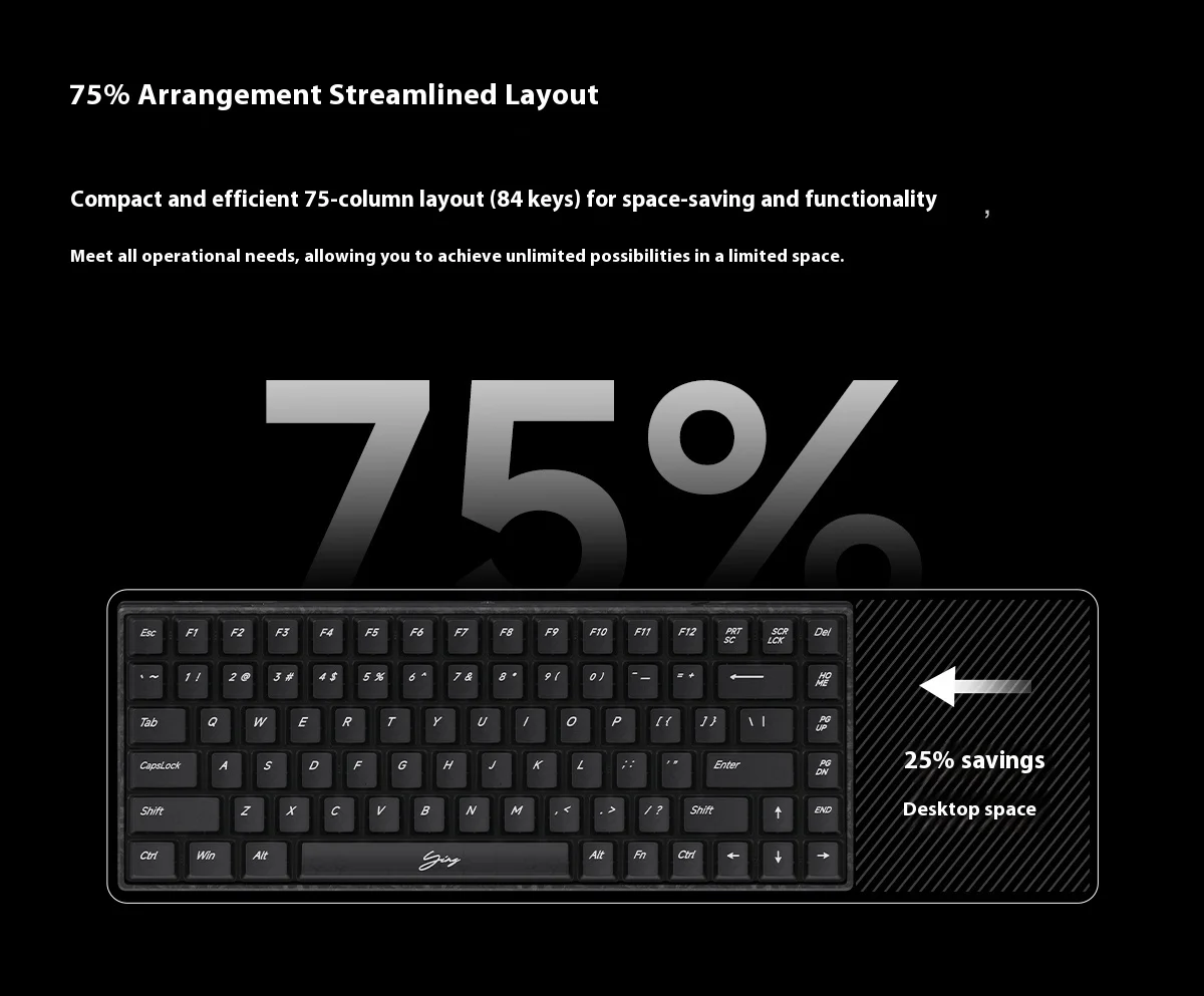 WLMOUSE Ying75 Shadow75 HE игровая клавиатура 75% | AliExpress