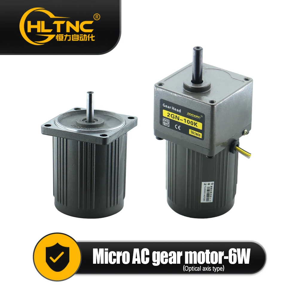 6W-Micro-AC-Motor-110v-220v-Single-Phase-Asynchronous-Motor-Gear-Motor ...