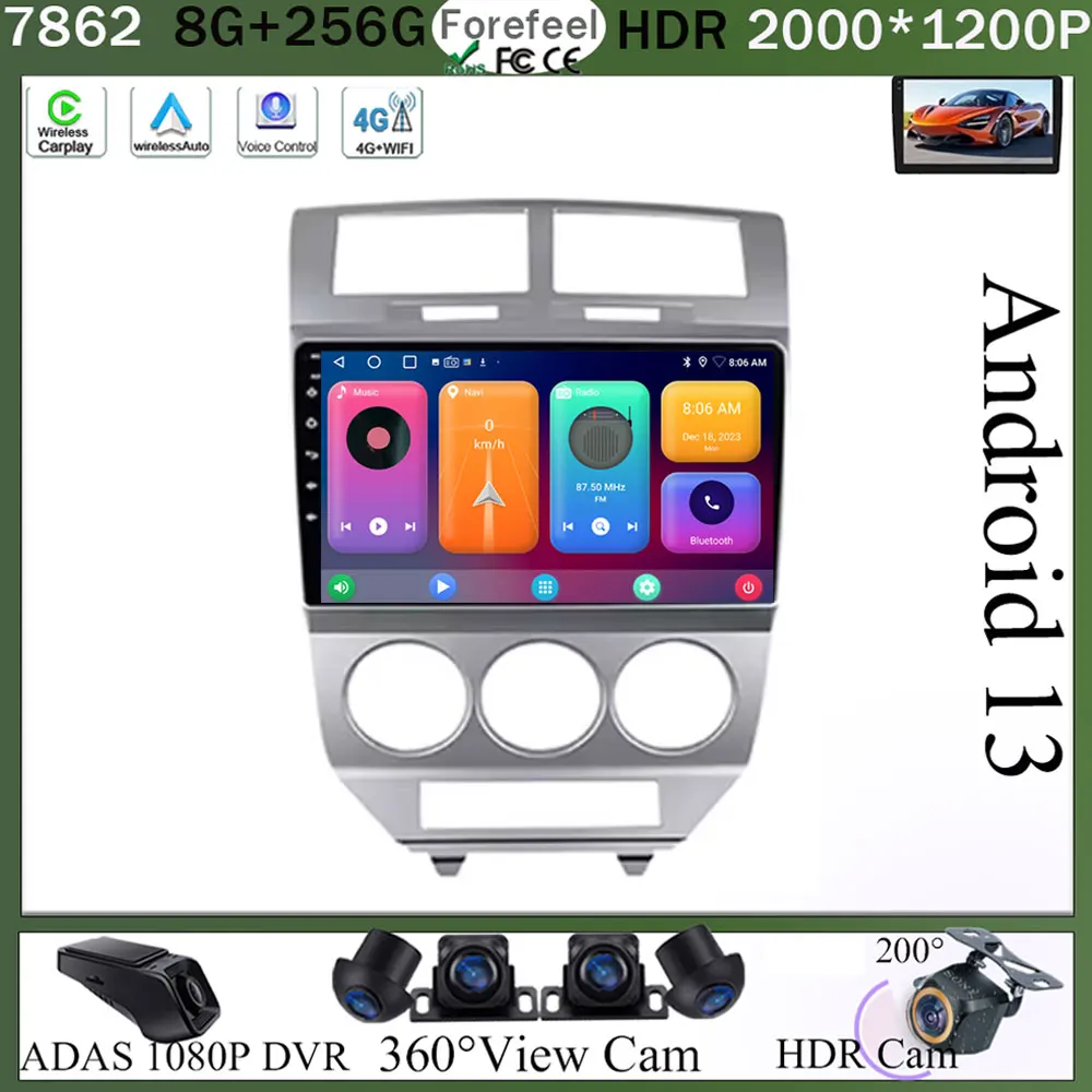 Android-13-For-Dodge-Caliber-2007-2010-Car-Radio-GPS-Navigation-Video ...