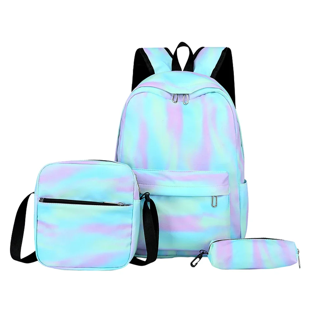 3pcs/set Female Casual Travel Backpacks Women Large Capacity Backpack ...