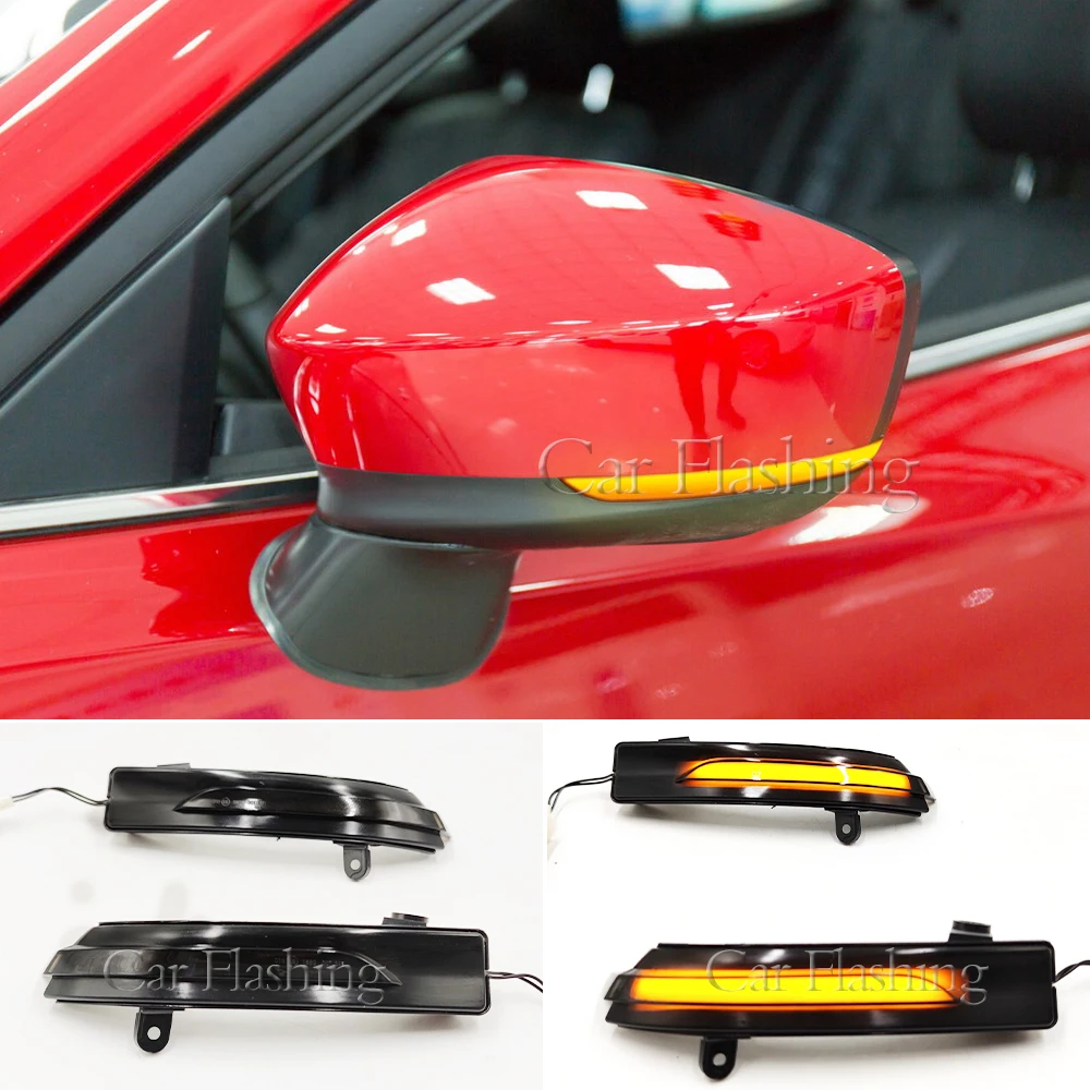 Led Dynamic Turn Signal Blinker Sequential Side Mirror Indicator Light ...