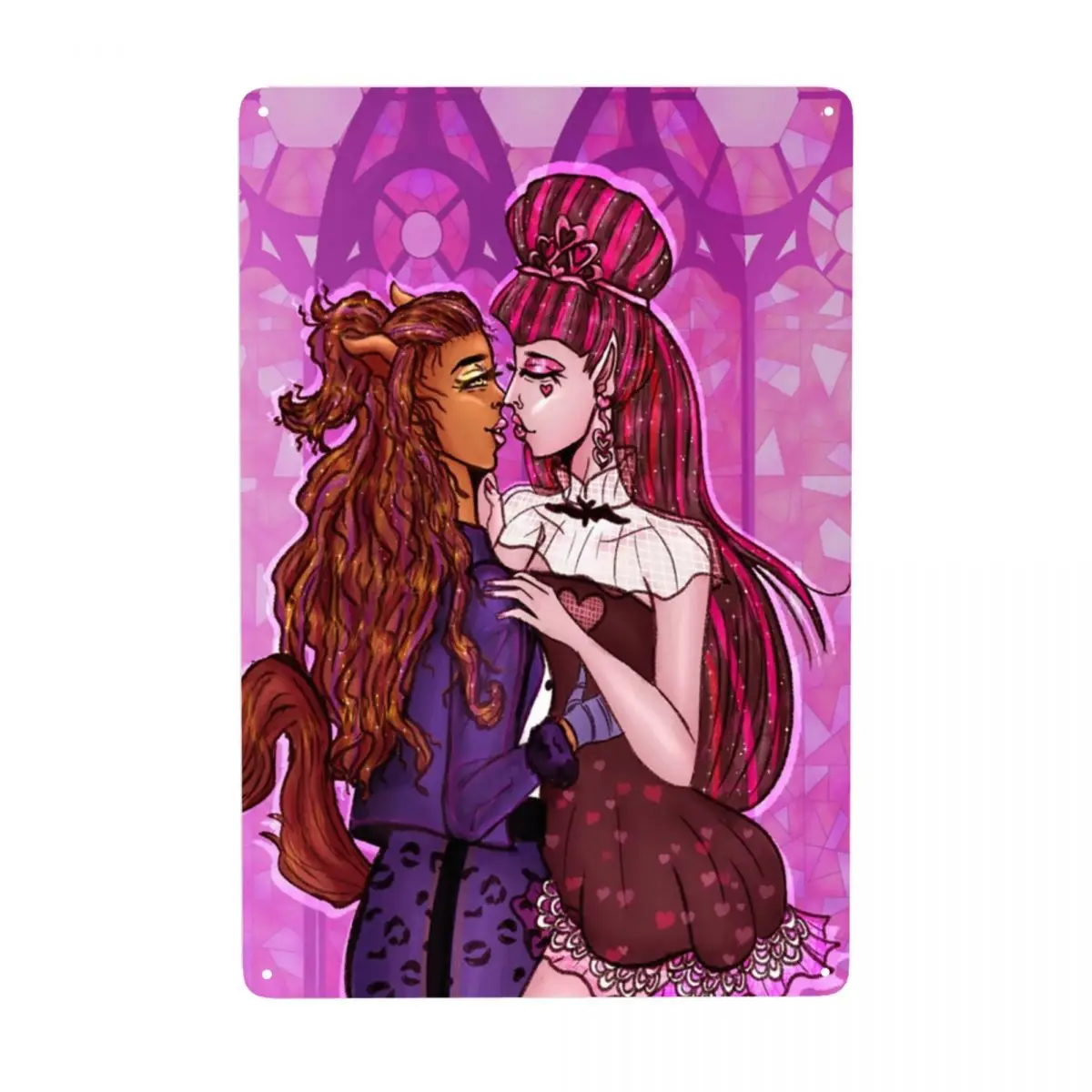 Draculaura And Clawd Kissing