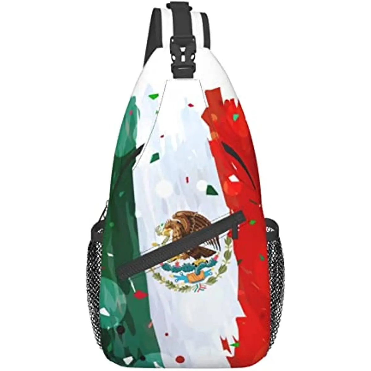 Mexico-Flag-Chest-Bags-Crossbody-Sling-Backpack-Travel-Hiking-Daypack ...