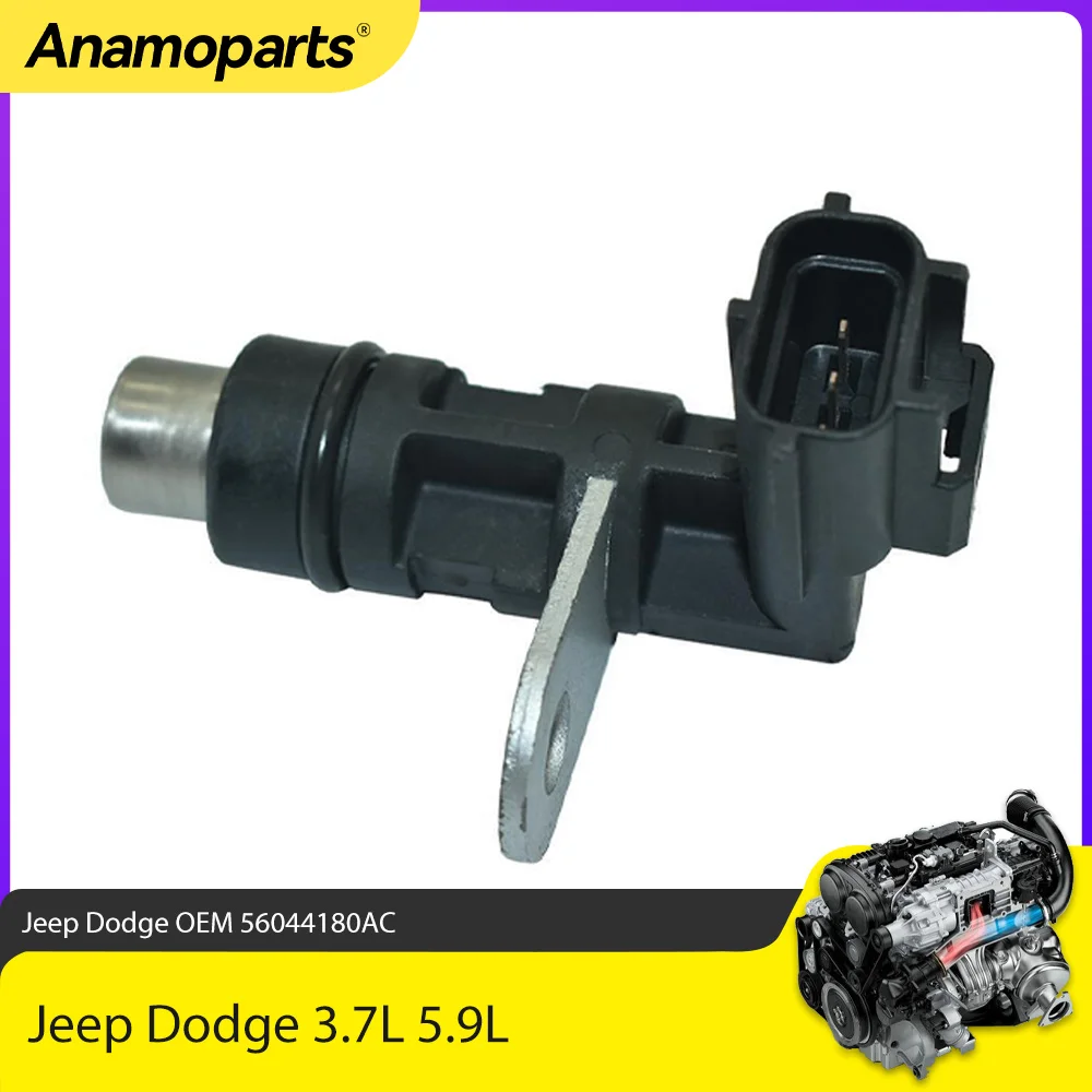 Engine Crankshaft Position Sensor Fit 3.7 L V6 5.9 L l6 For Jeep Grand ...