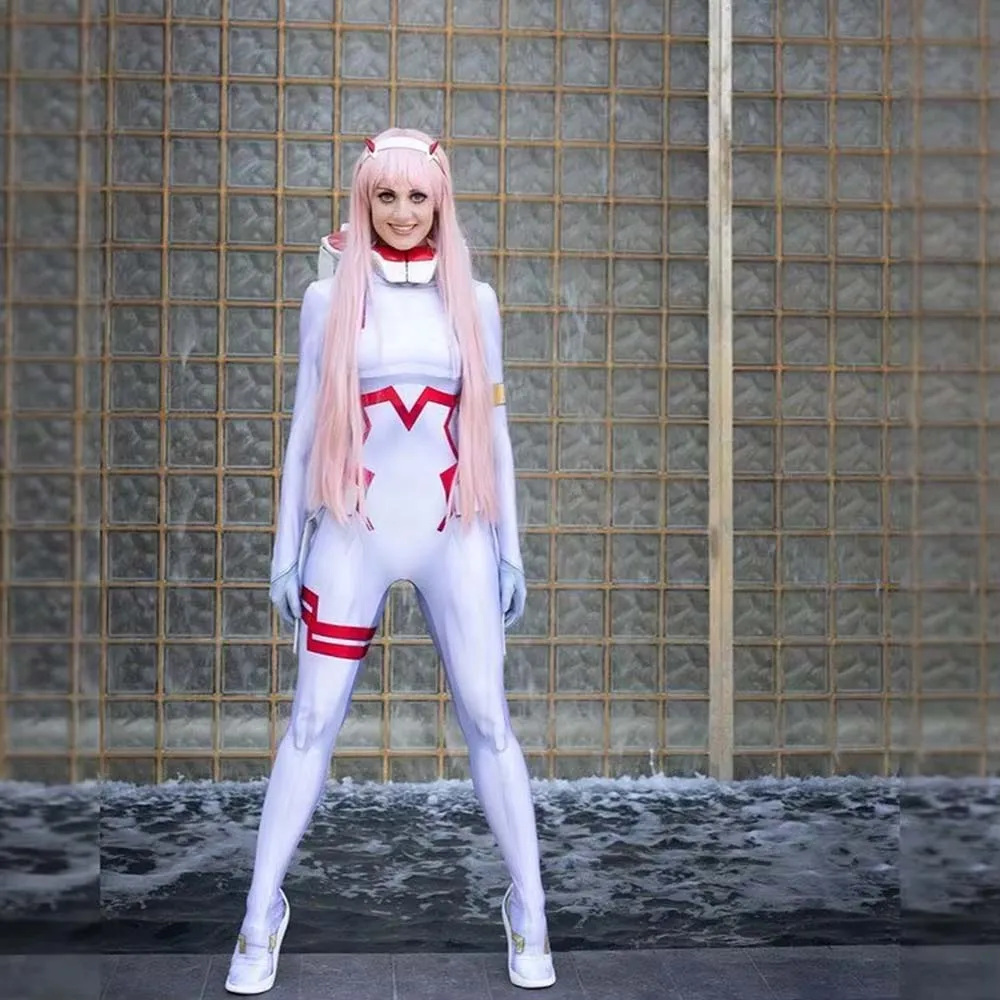 Halloween Adults Kids White Zero Two 02 Suit DARLING in the FRANXX ...
