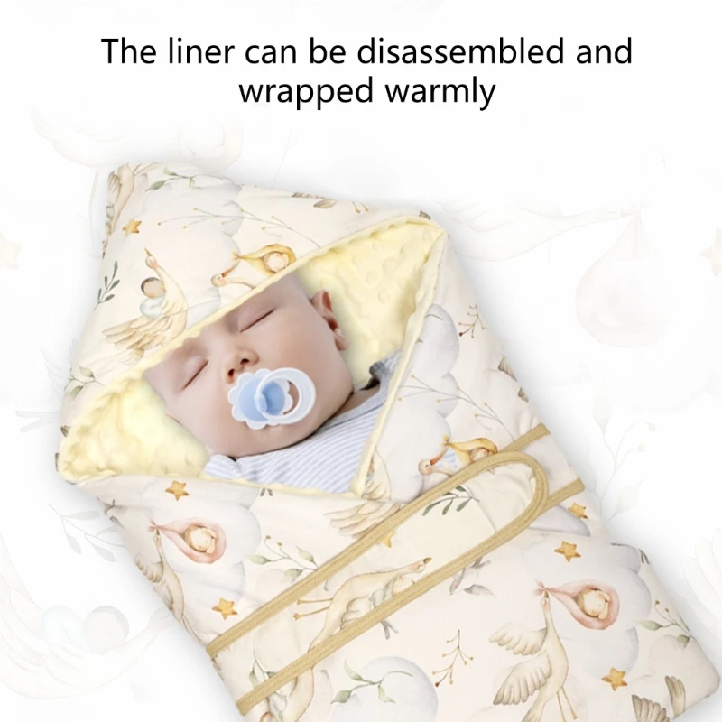 Cartoon Baby Wrapped In A Blanket
