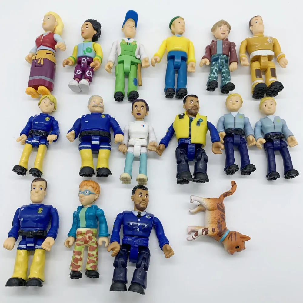 Fireman Sam Action Figure Toys | Movable Fireman Sam Dolls | Figures ...