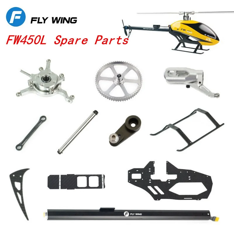 FLY-WING-FW450L-FW450-V2-RC-Helicopter-Spare-Parts-Main-Gear-Rotor ...
