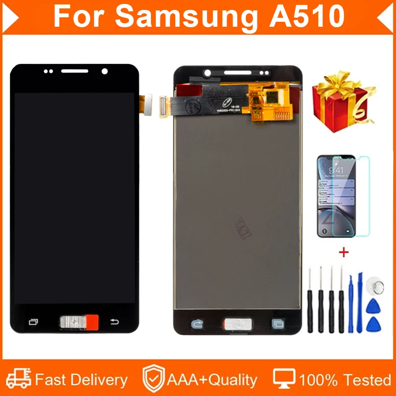 LCD-Display-For-Samsung-Galaxy-A5-2016-A510-LCD-With-Touch-Screen ...