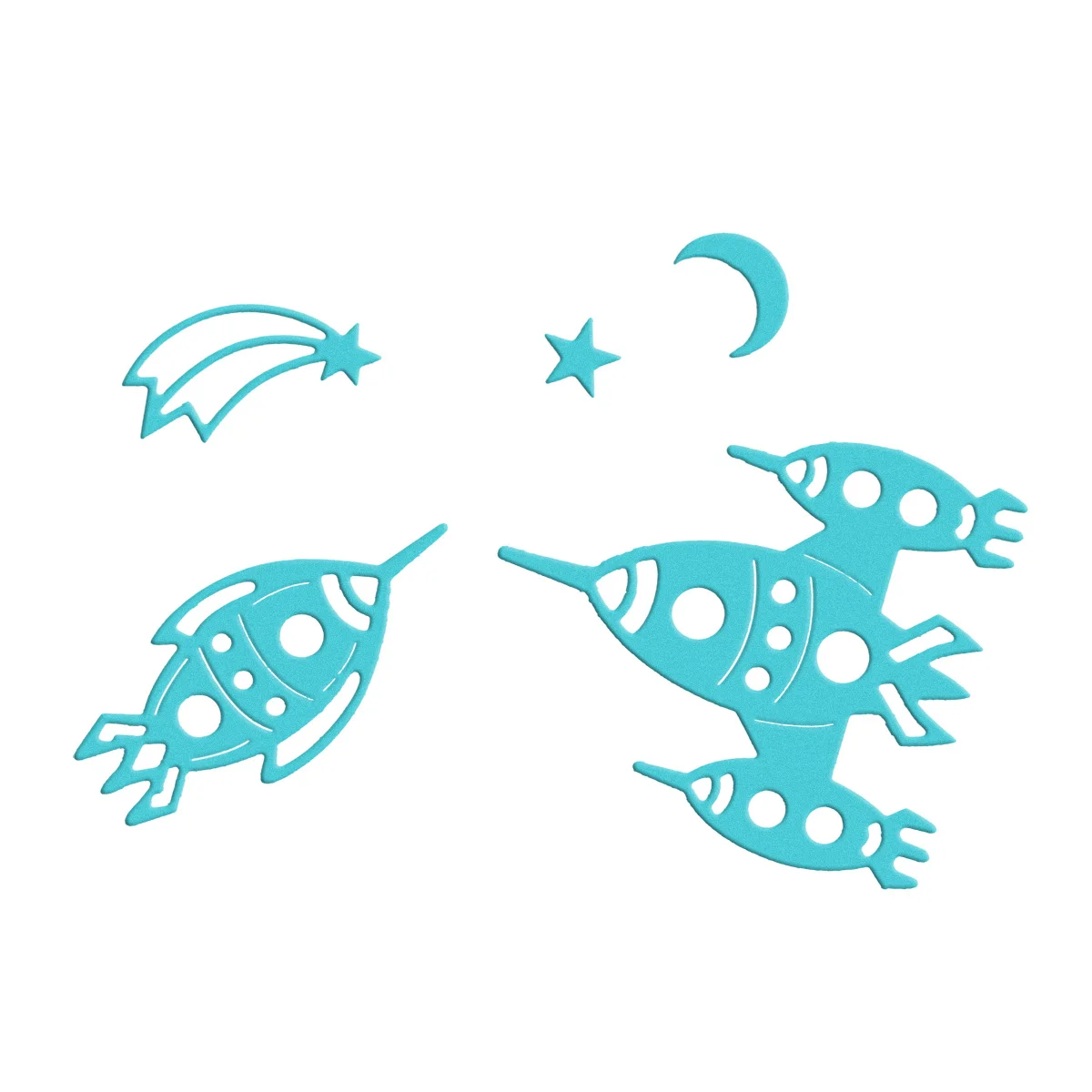 Space Shuttle Scrapbook Paper