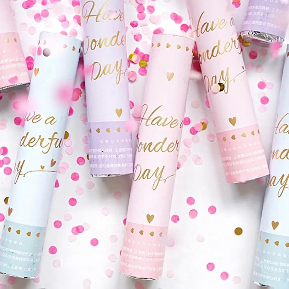 Mini-Handheld-Confetti-Cannons-Tube-Petal-Rain-Poppers-Salute-Wedding ...