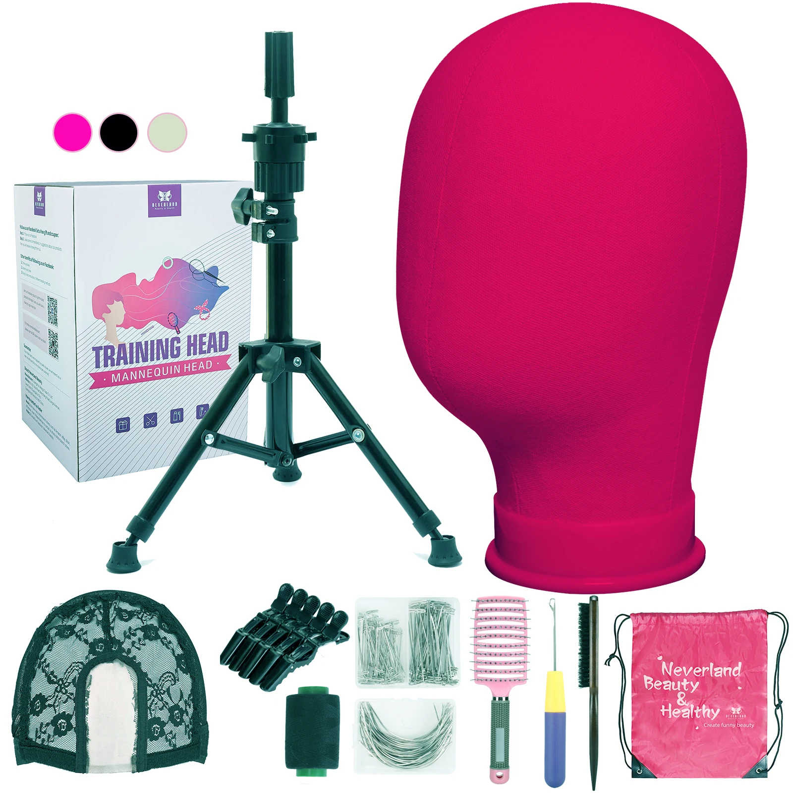 22-False-Head-with-Female-Face-Canvas-Block-Mannequin-Head-For-Wig-Wigs ...