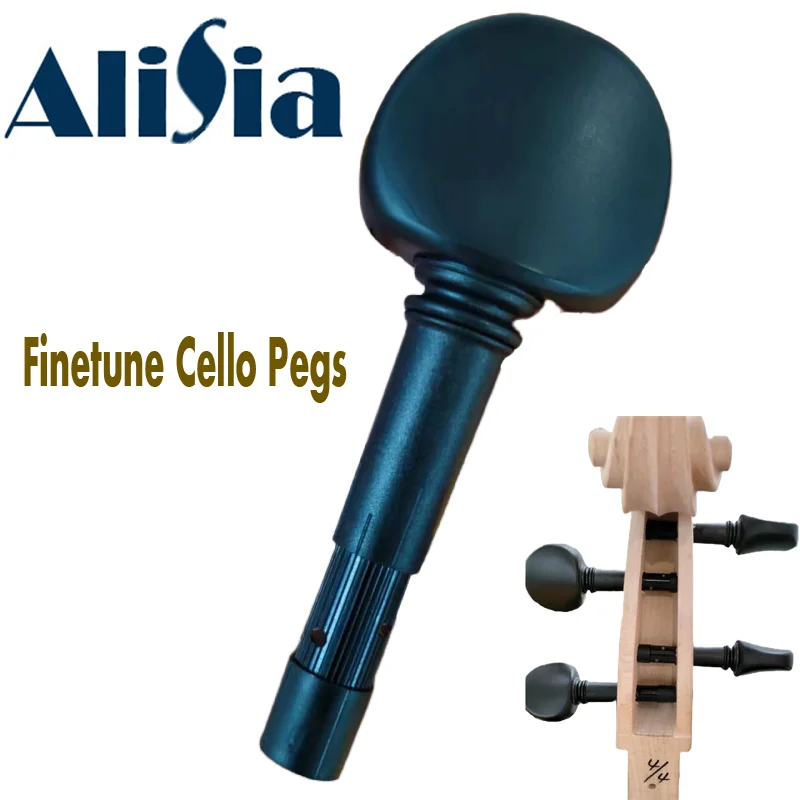 4pcs Finetune Viola Cello Violin string tuning Pegs High Quality 4/4 ...