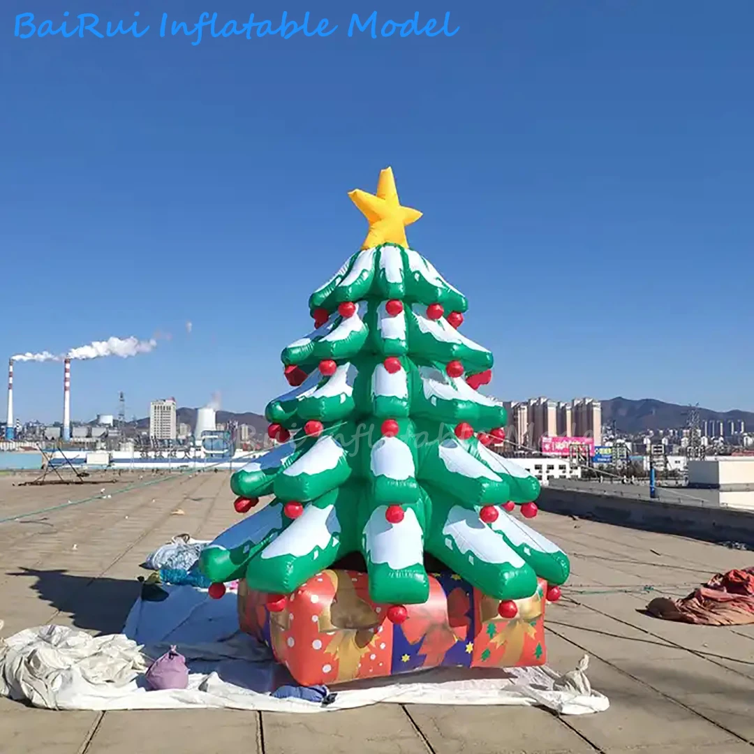 5M-Giant-Inflatable-Christmas-Tree-with-Toys-Under-Air-Blow-Xmas ...