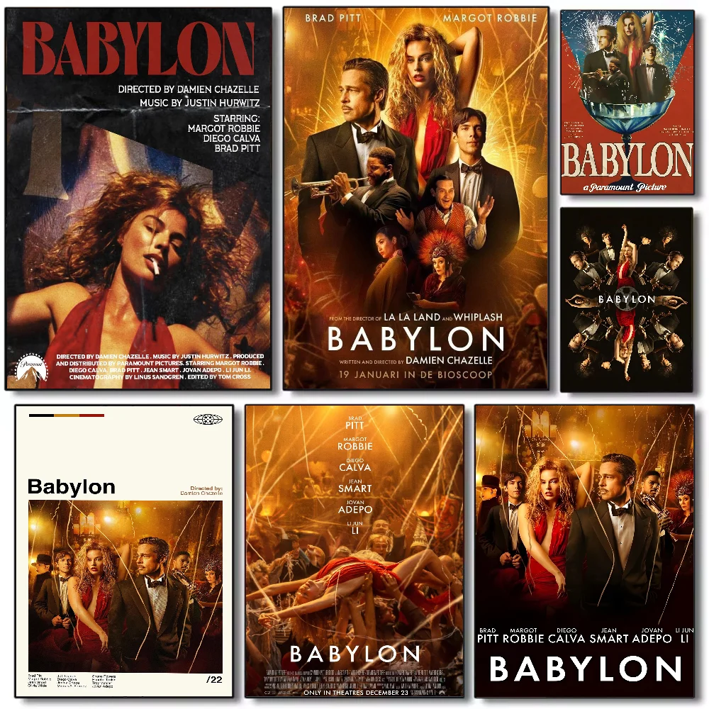 Margot Robbie Babylon Poster HD art sticky wall waterproof home living ...