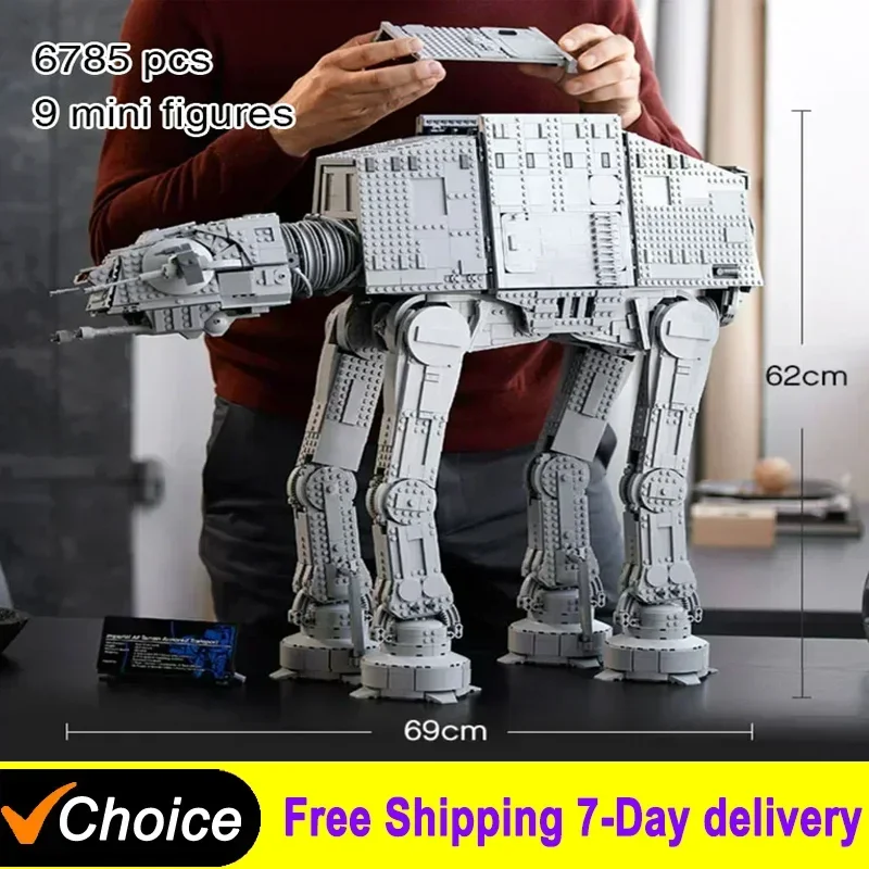 Miniso-Disney-6785Pcs-Space-At-At-Ucs-Building-Blocks-Bricks-Model ...