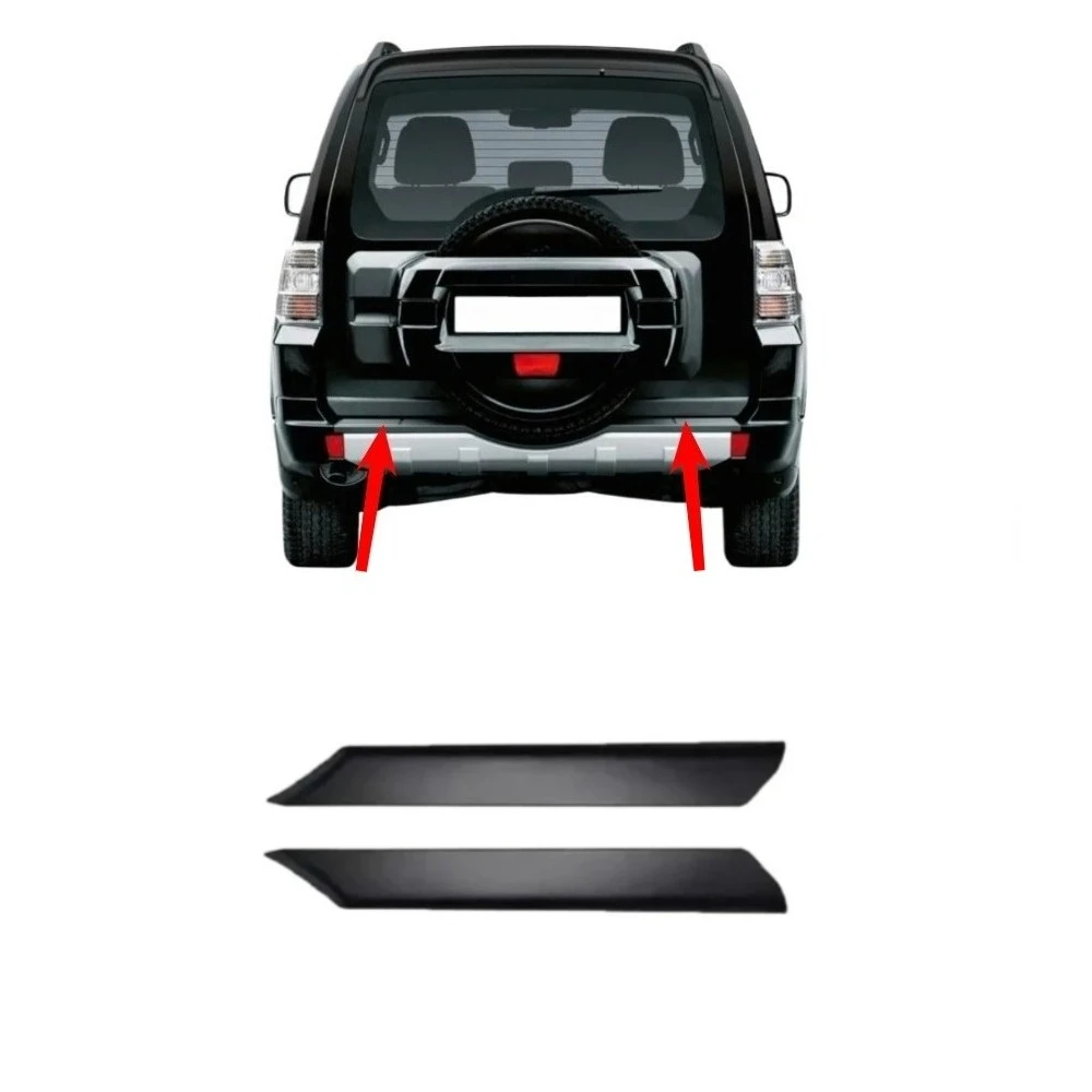 1 Pcs or Pair Back Door Lower Garnish for Pajero V90 2007-2011 Tail ...