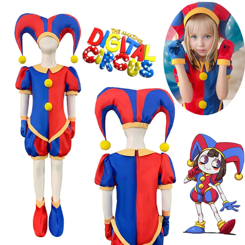 Pomni-Costume-Digital-Circus-Costume-Jumpsuit-Pomni-Cosplay-Birthday ...