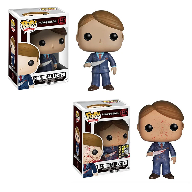 FUNKO POP Hannibal Vinyl Figure #146 Hannibal Lecter (Blood Splattered ...
