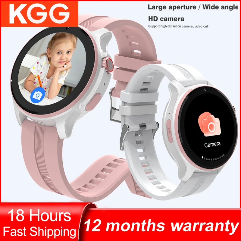 4G-Kids-Smart-Watch-Phone-Video-Call-With-Rotate-Button-Voice-Chat ...